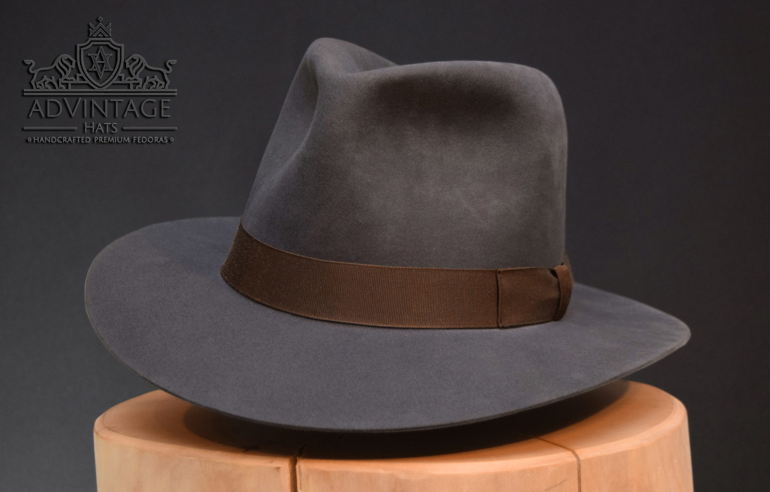 Custom Fedora Hat in Slate – adVintage